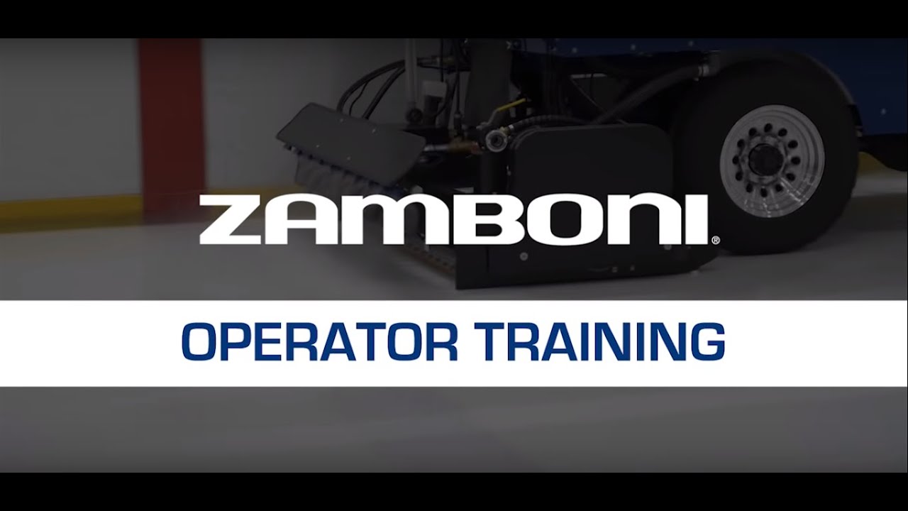 Zamboni Operator Training FastICE System Overview - YouTube