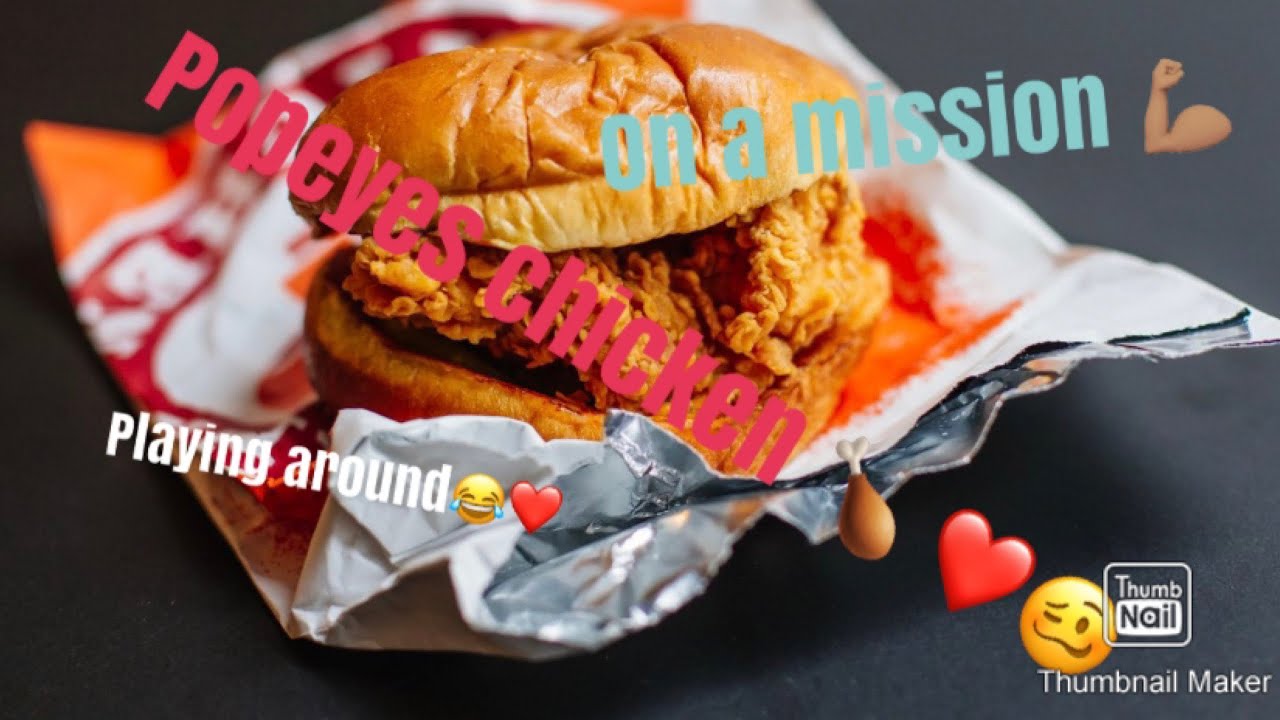 Trying A Popeyes Chicken Sandwich (FAIL) - YouTube
