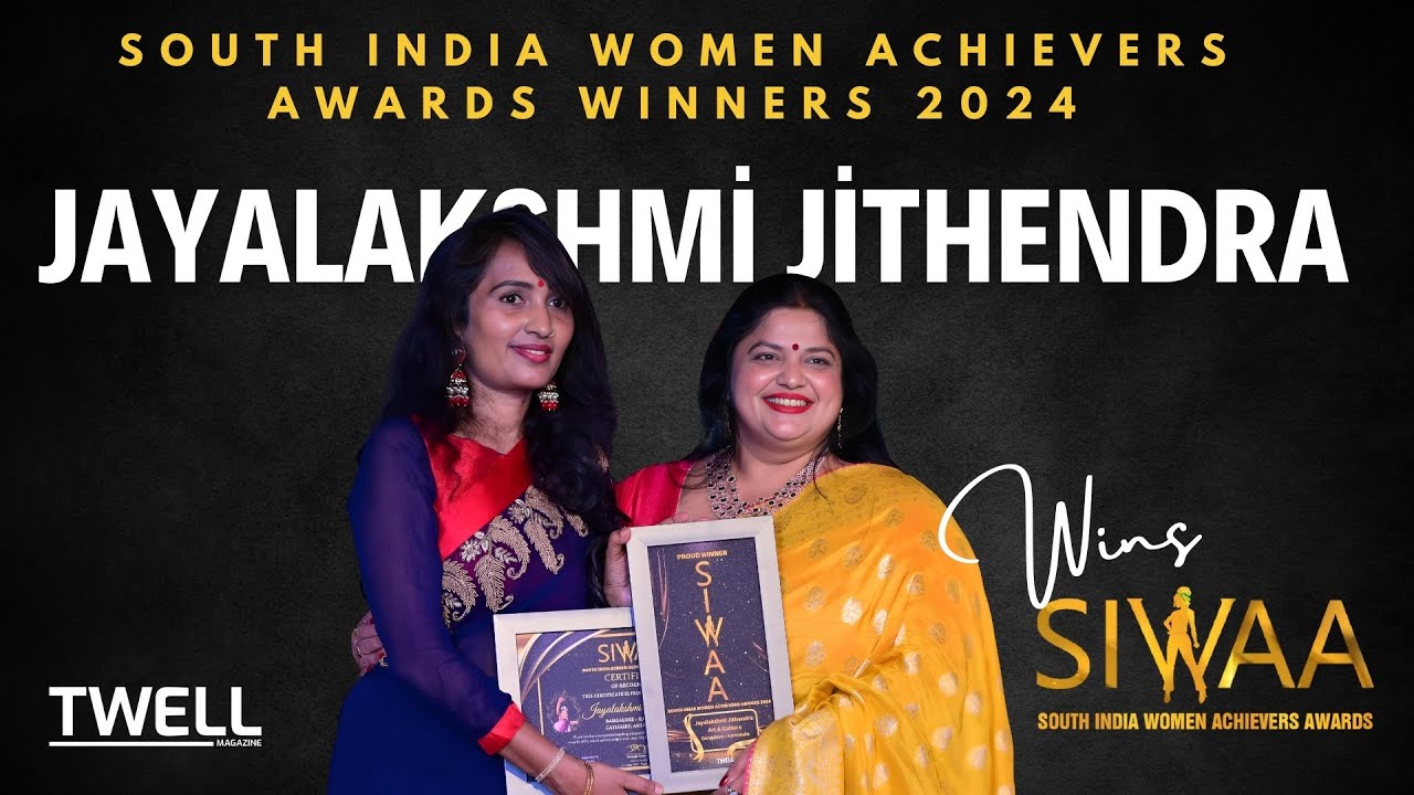 Jayalakshmi Jithendra – SIWAA 2024 Art & Culture Award Winner | Artist & Cultural Ambassador ...