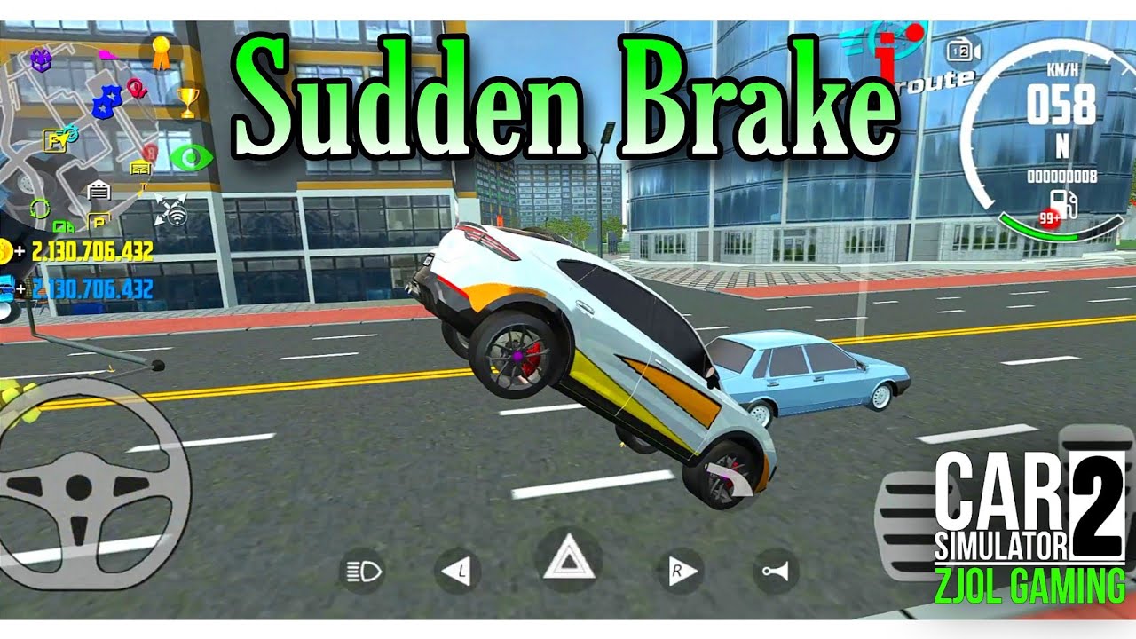 Sudden Brake - Car Simulator 2 - YouTube