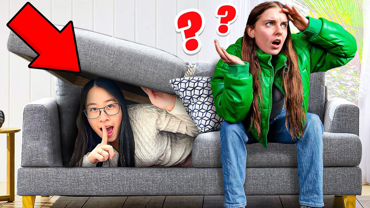 TOS GIRLS HIDE in a HUGE $5,000,000 Mansion - YouTube