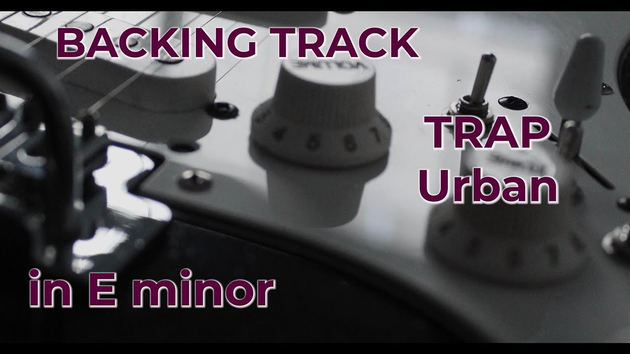 Backing Track Urban Trap in Em improvisation - YouTube