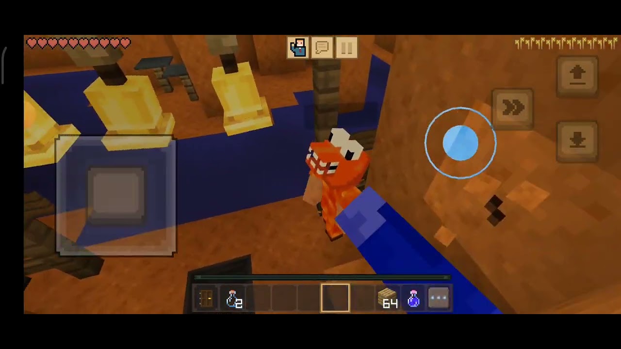 Orange conheceu fábrica do rainbow friends no Minecraft - YouTube