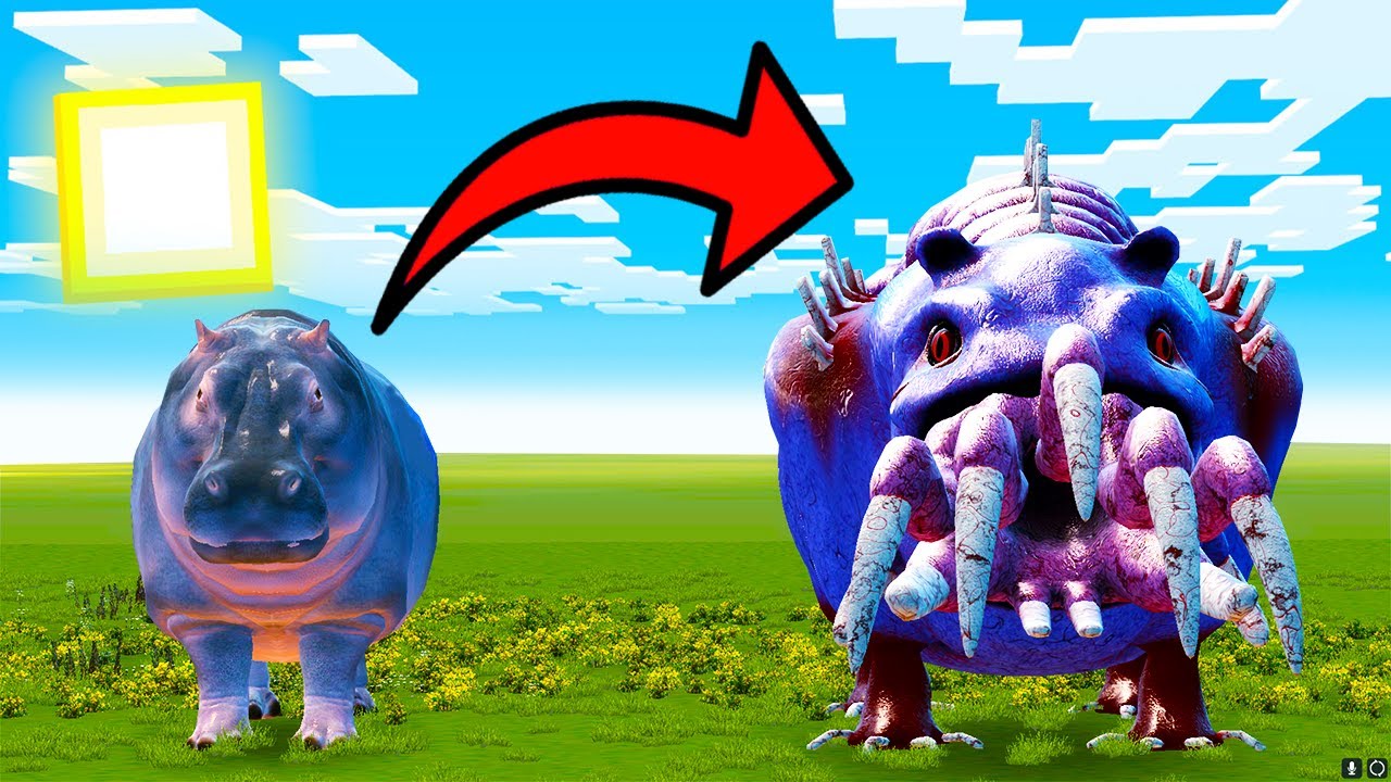NEW ZOOCHOSIS MUTATED HIPPOPOTAMUS ANIMALS In Garry's Mod! - YouTube