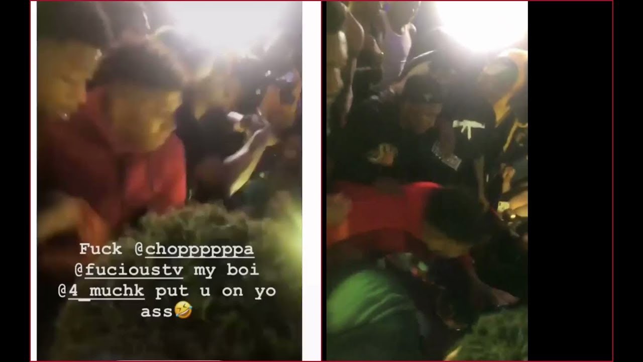 NLE CHOPPA GETS INTO FIGHT DURING SHOW IN NORTH CAROLINA - YouTube