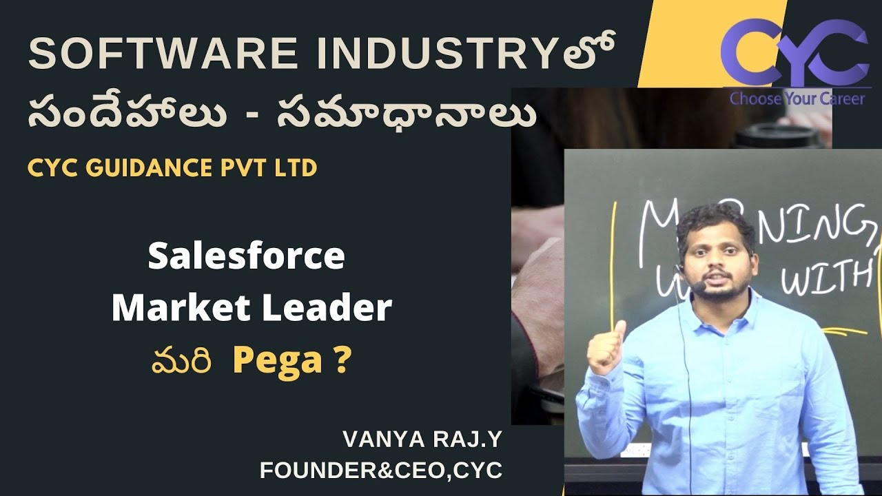 Software Industryలో సందేహాలు - సమాధానాలు Pega training and placement|Vanya Raj|CYC - YouTube