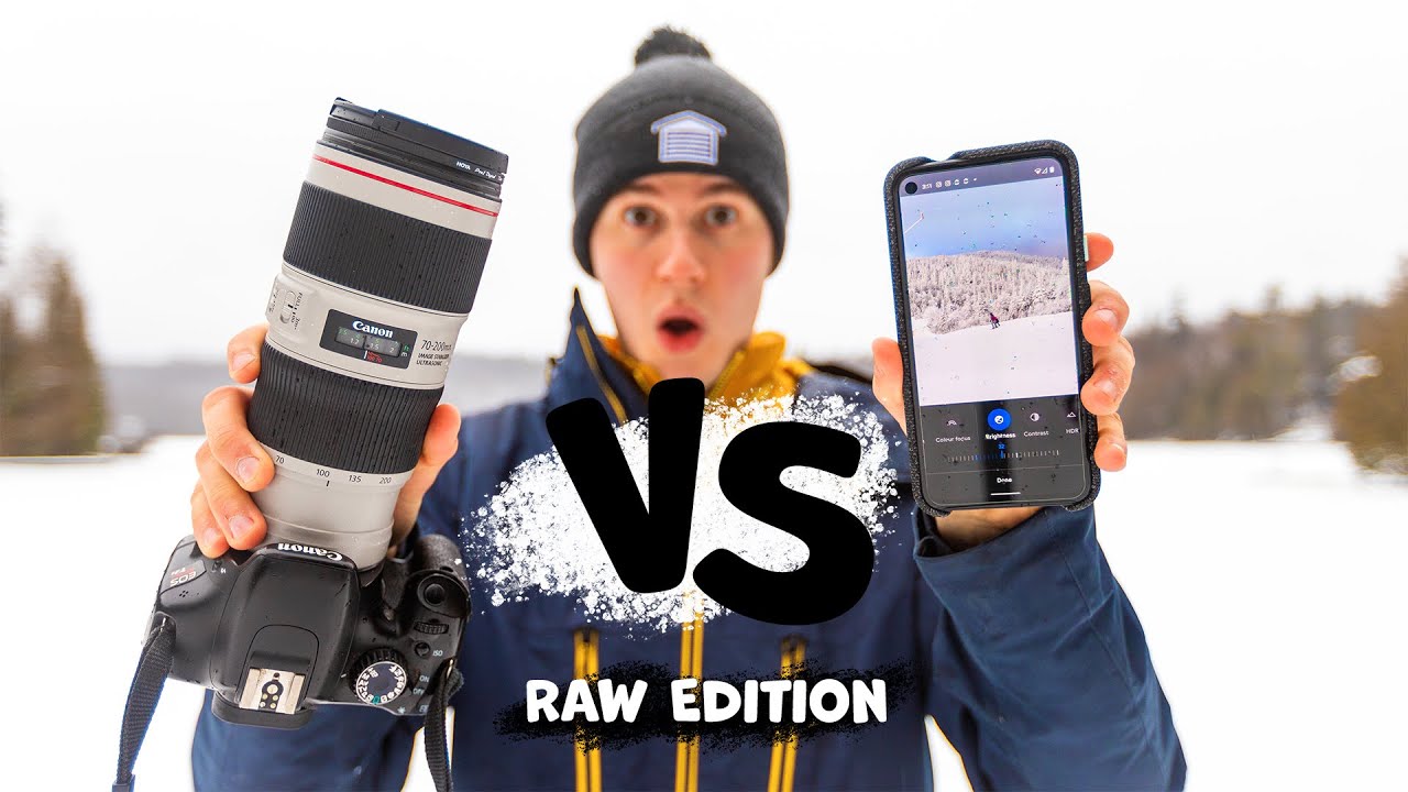 Google Pixel 4a vs 3500$ PRO Canon Camera // Can a PHONE take better ...