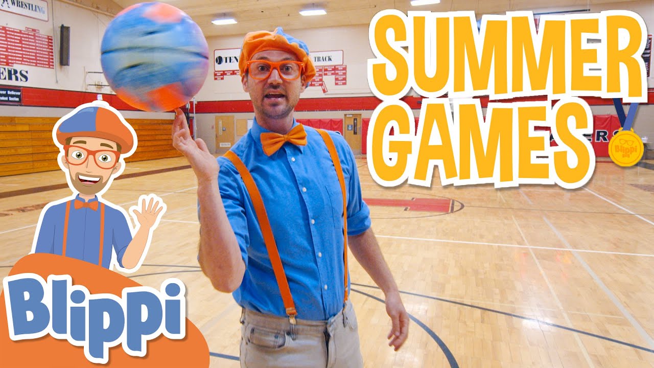 Blippi's Summer Games Movie Special! | Learn About Sports For Kids ...