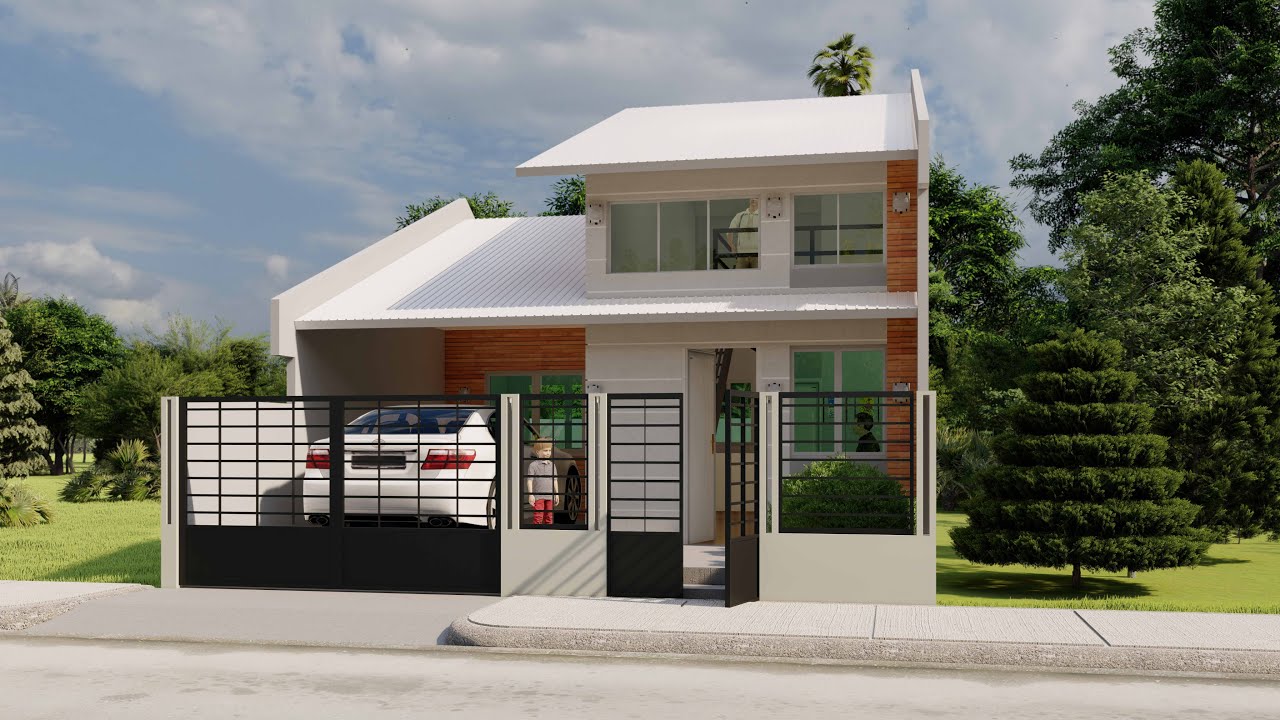 LOW COST HOUSE 57 SQUARE METERS - YouTube