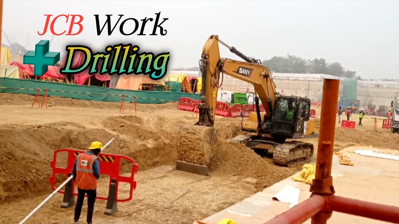 JCB Work+Drilling - YouTube
