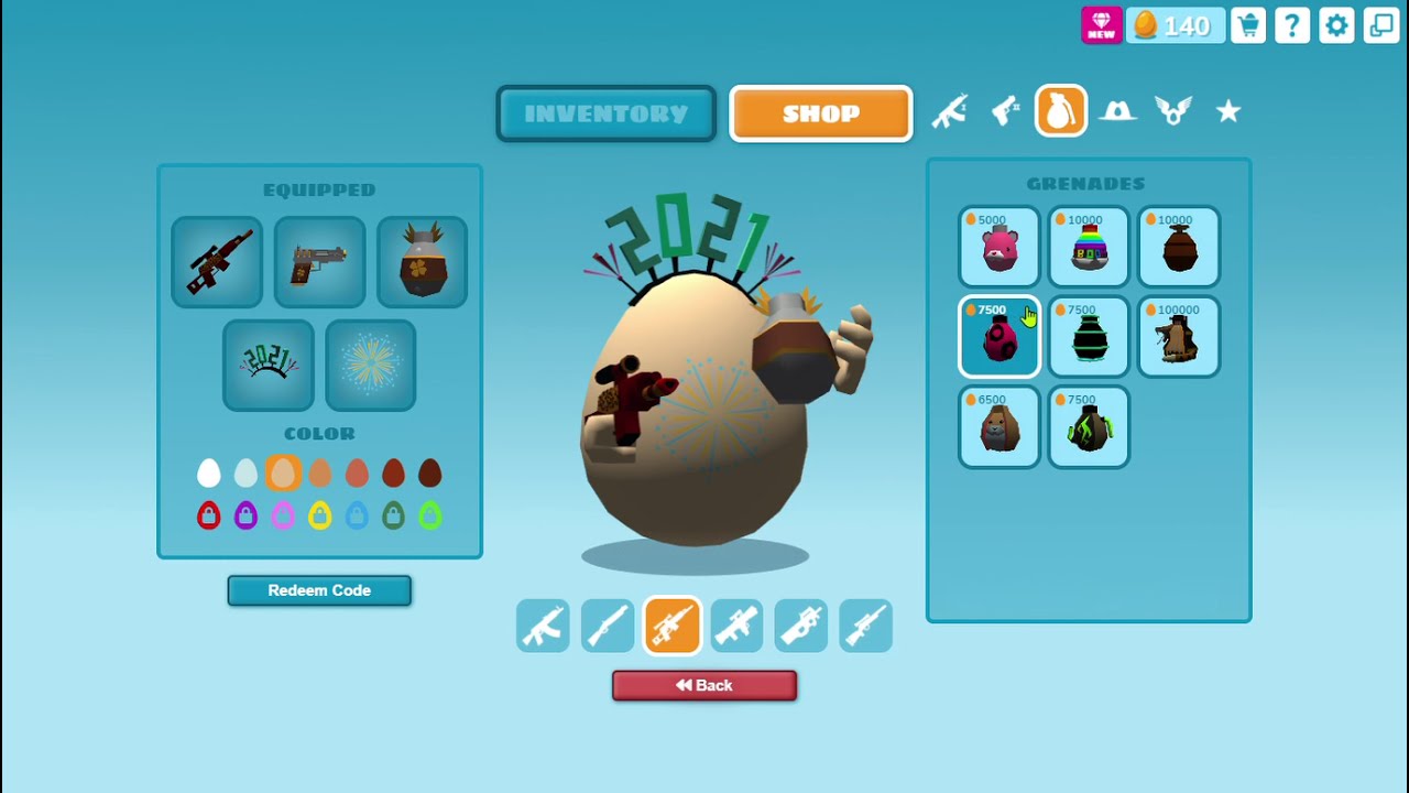 Shell shockers grenade skins update!! - YouTube