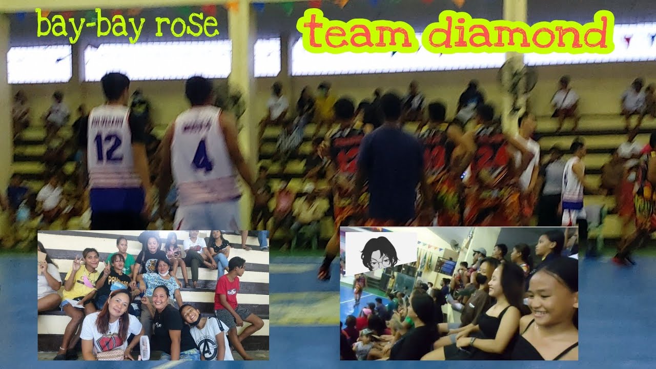 Team Diamond vs Team baybay rose Paliga Nang Brgy.Taft (First quarter ...