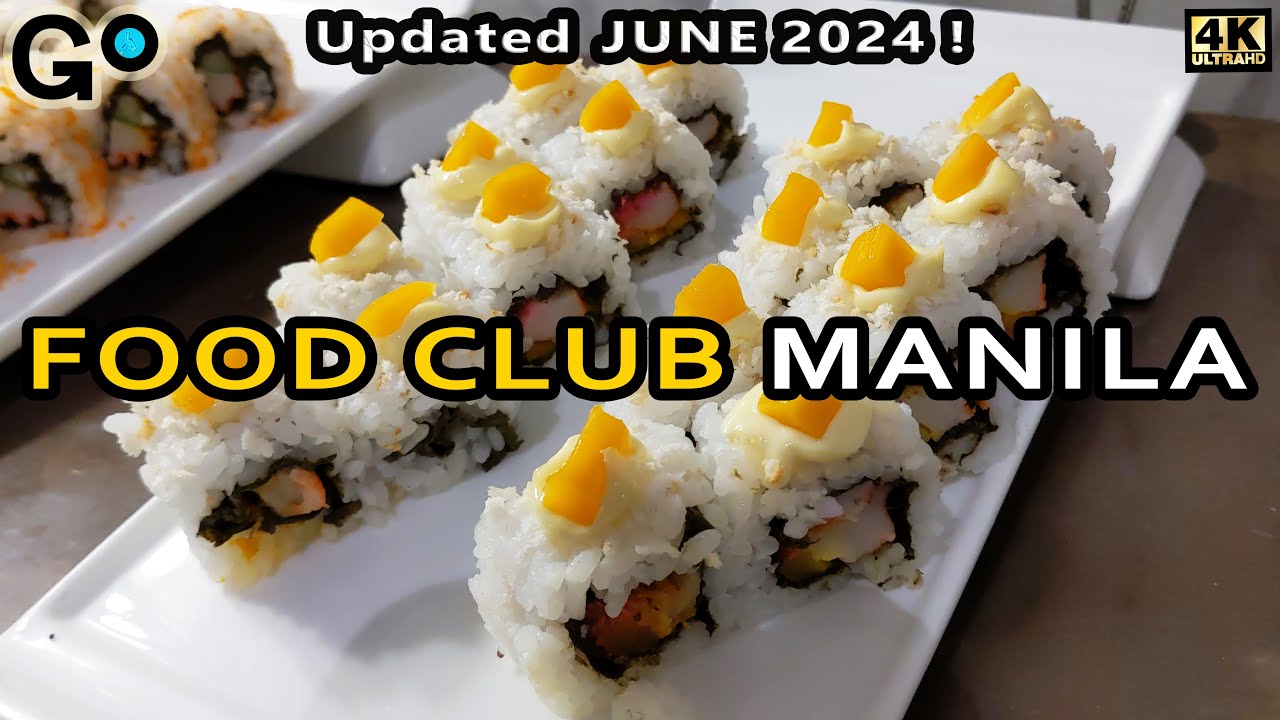 4K || FOOD CLUB MANILA || Buffet restaurant tour & walk-around (Updated ...