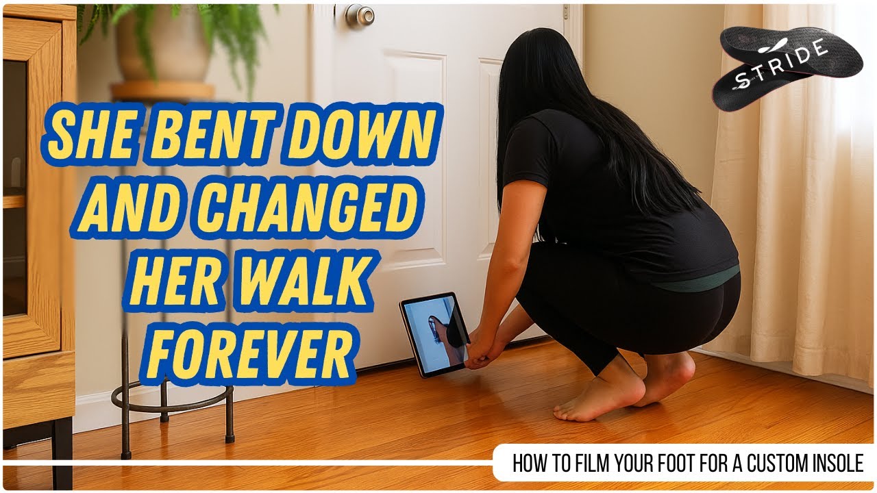 How to Record Your Foot Movement with Just Your Phone (for Stride Soles Custom Insoles) Mobile ...