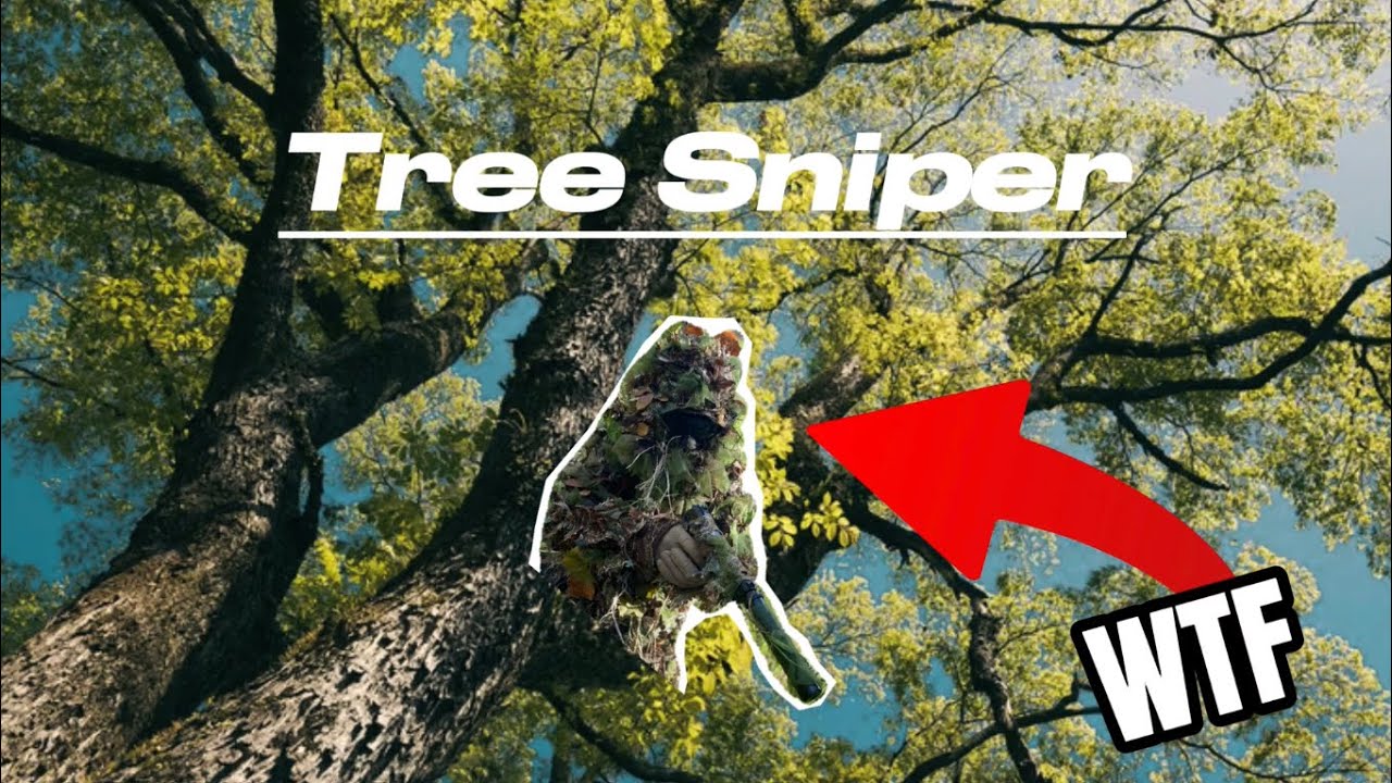 Airsoft Sniper in a Tree! - YouTube