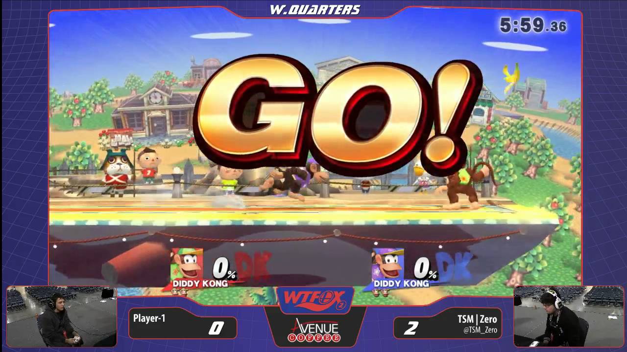 WTFOX 2: Smash 4 Singles - Player-1 (Diddy) vs TSM | Zero (Diddy ...