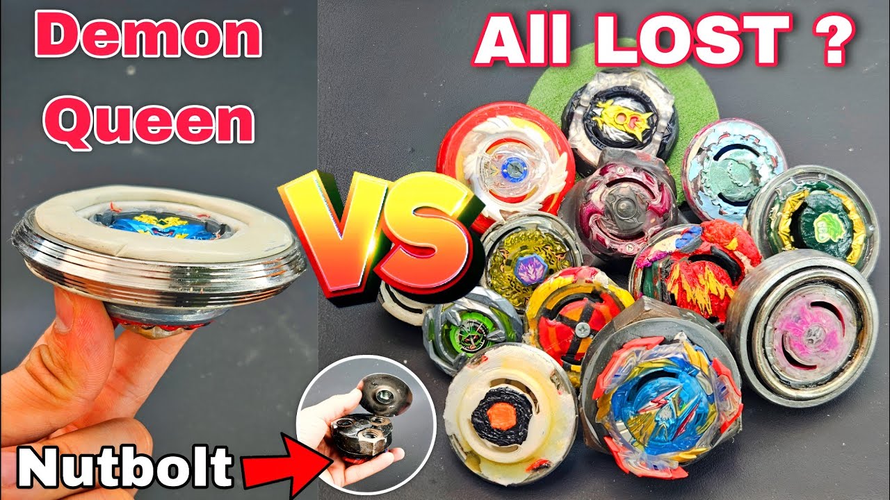 Demon Queen Vs All Strongest Handmade Beyblades | Total Dominate🥶| IB ...