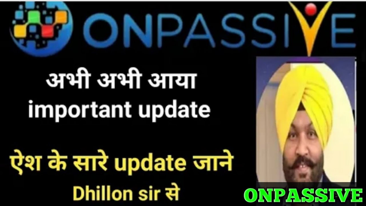 #ONPASSIVE :- 6 May 2022 onpassive login || onpassive review|| passive ...