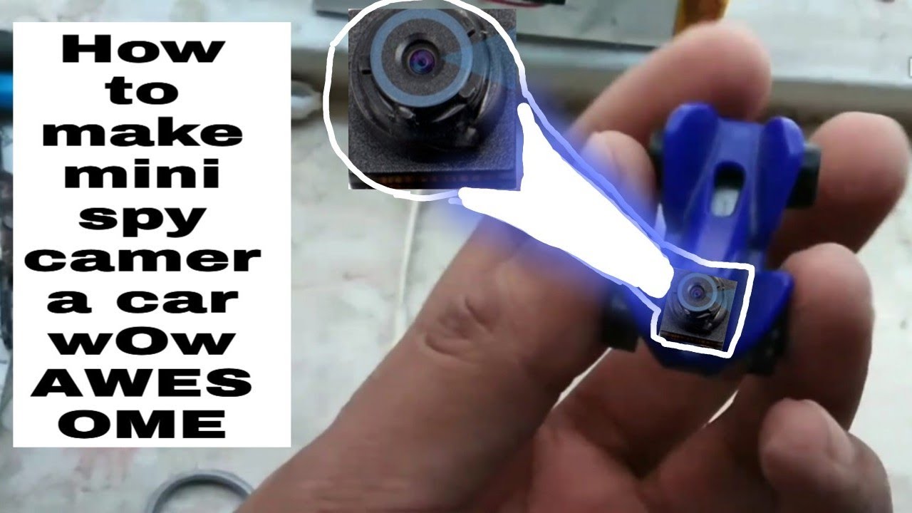 How to make mini spy camera car wOw AWESOME - YouTube