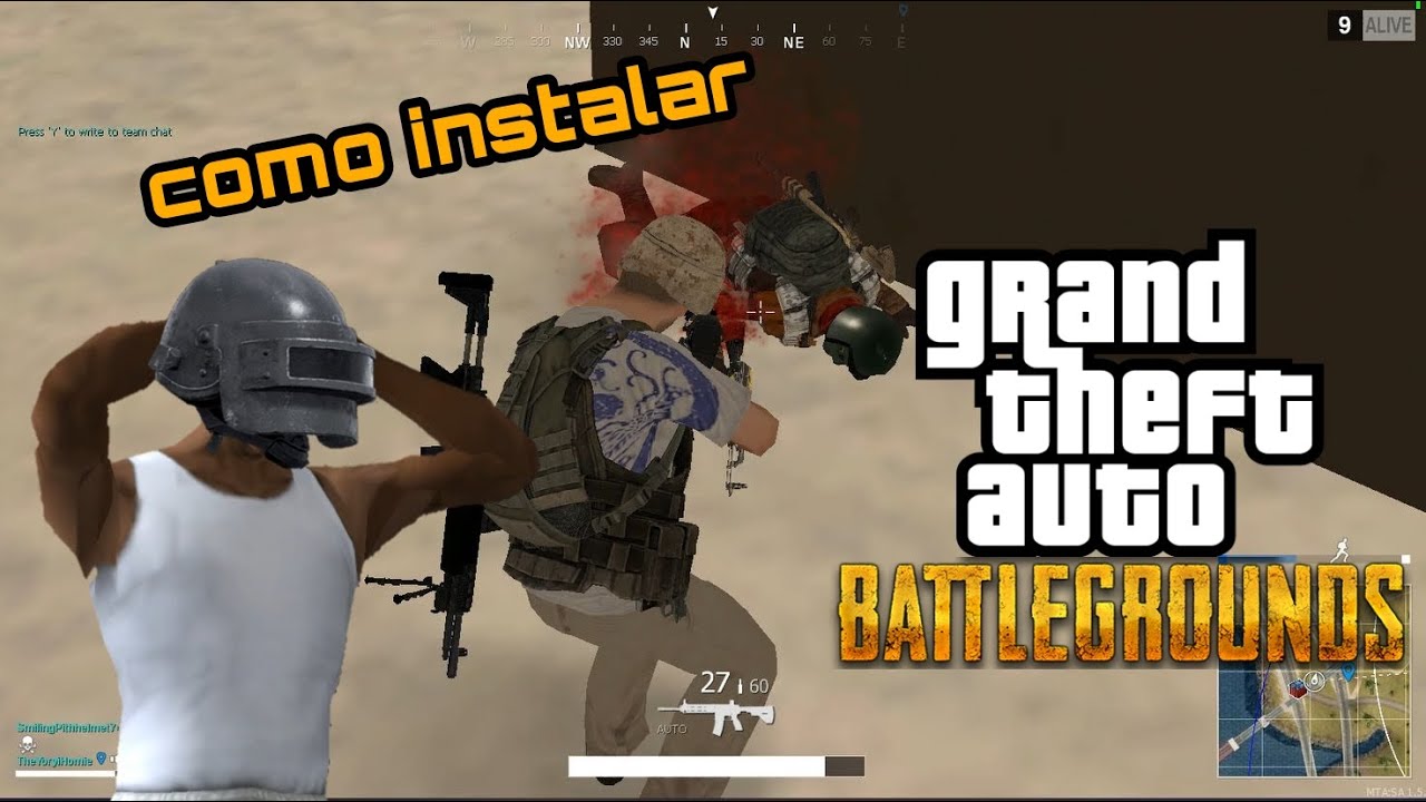 COMO INSTALAR MTA PUBG / GTA BATTLEGROUNDS / YORYI HOMIE - YouTube