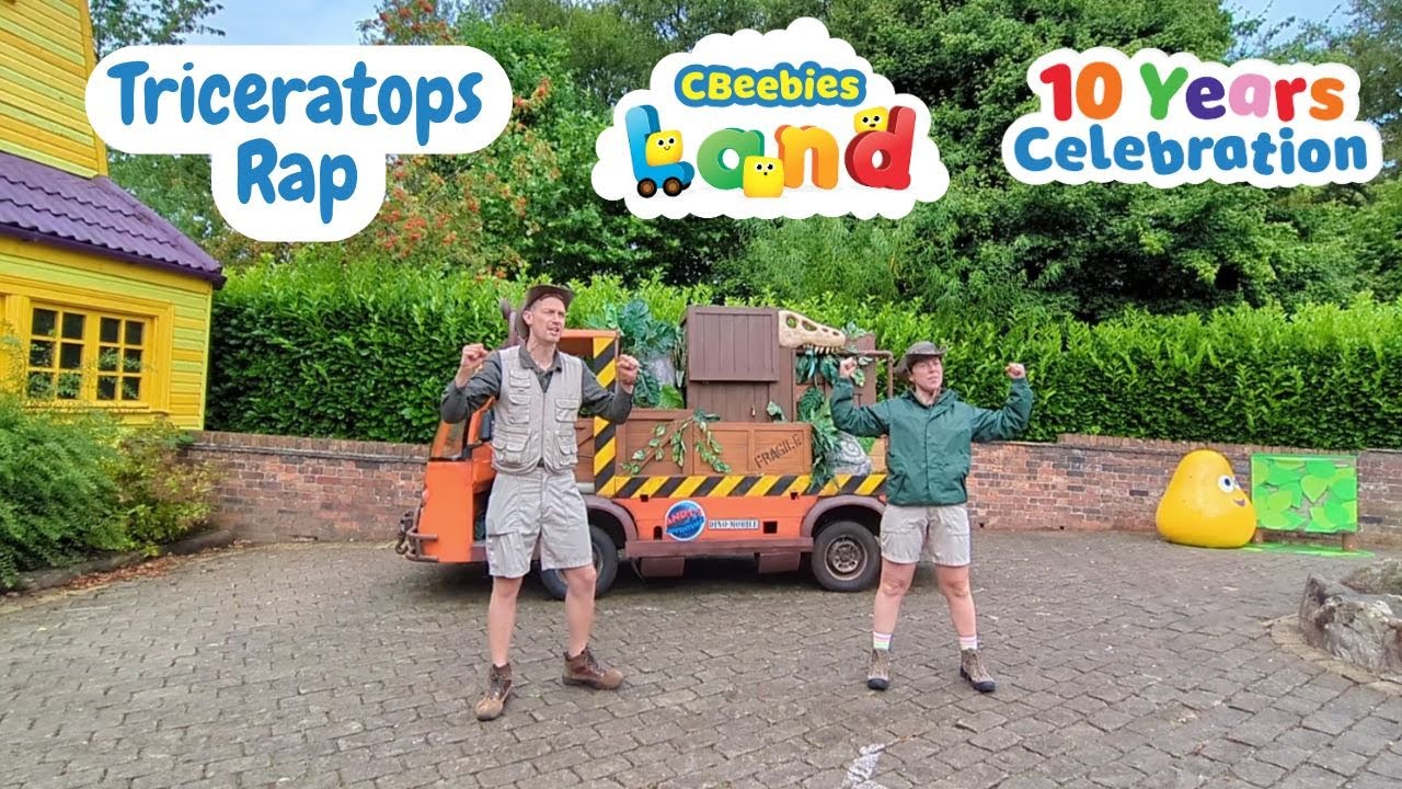 Triceratops Rap Andy's Adventures CBeebies Land 10 Years Celebration at ...