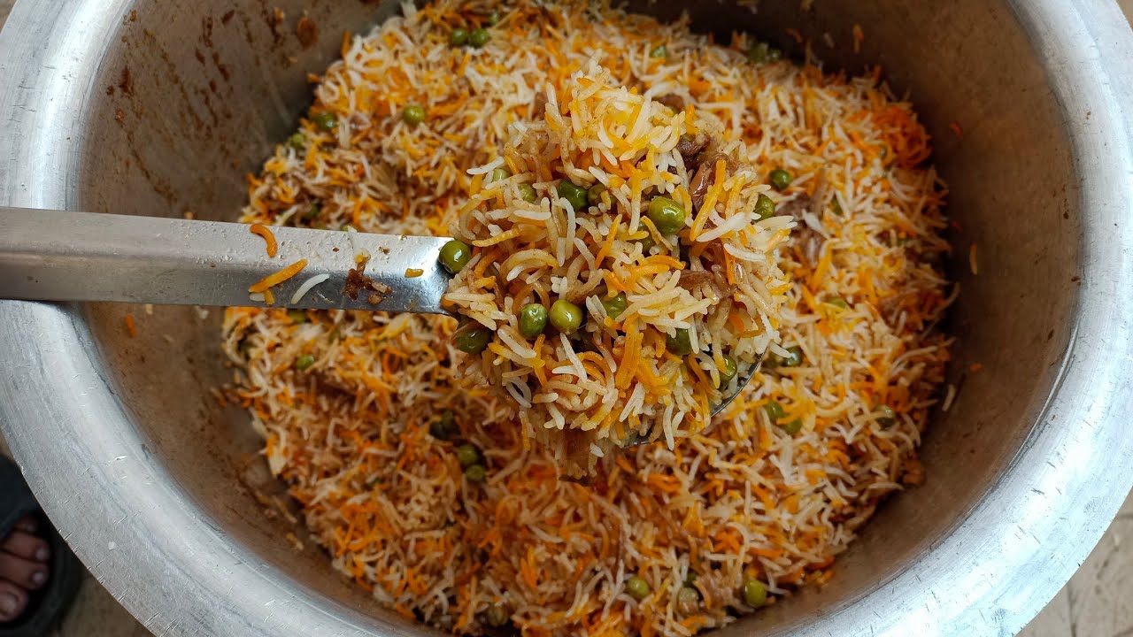 1 kg Matar Biryani Recipe | Vegetarian Biryani Recipe |Veg Biryani-Try ...