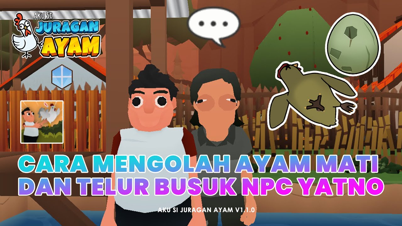 CARA MENJUAL AYAM MATI DAN TELUR BUSUK DI GAME AKU SI JURAGAN AYAM ...