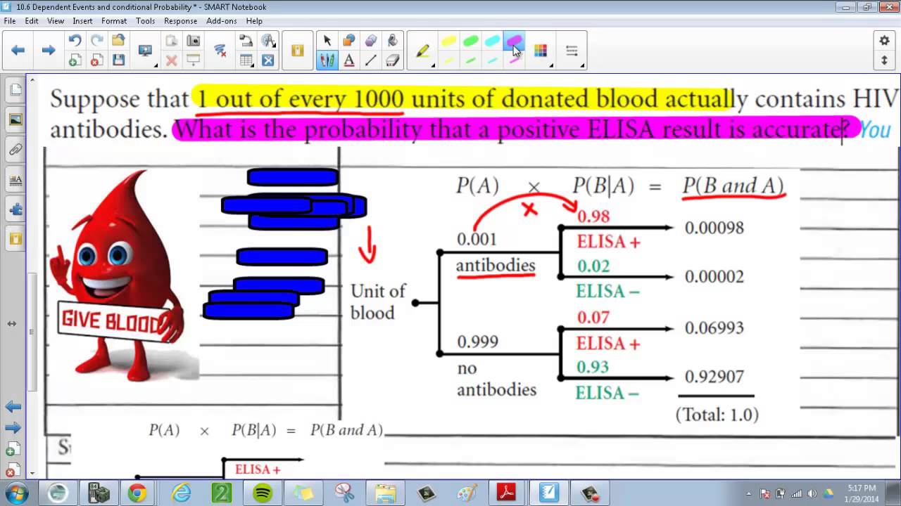 10.6 Conditional Probability False Positive - YouTube