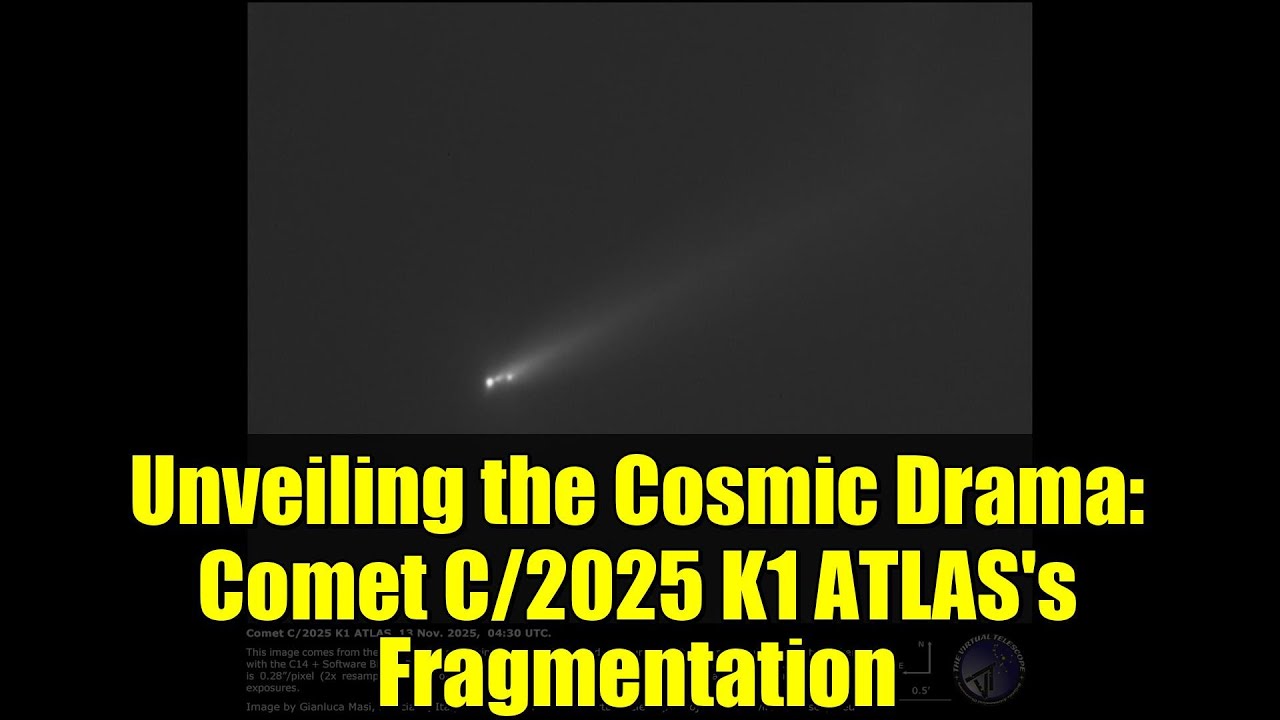 Unveiling the Cosmic Drama: Comet C/2025 K1 ATLAS's Fragmentation - YouTube