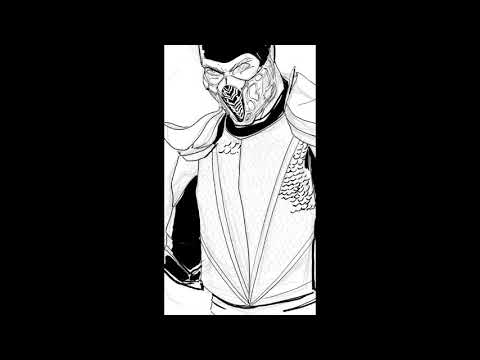 HOW TO DRAW SUB-ZERO FROM MORTAL KOMBAT #shorts (2021) PART 2