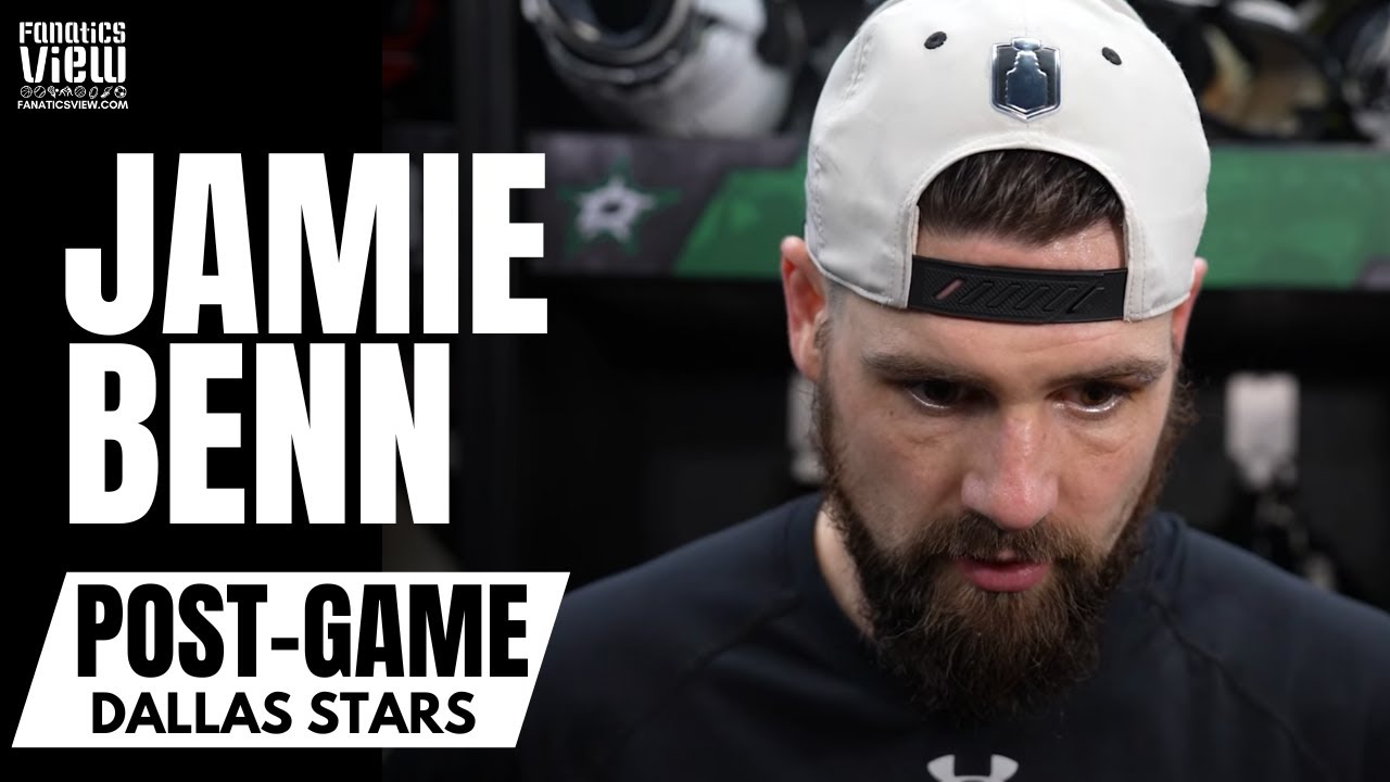 Jamie Benn Responds to Dallas PULLING Jake Oettinger, WCF Series Loss ...