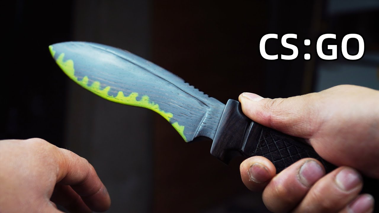 CS;GO/How to make a CS20 classic knife - DIY Wooden Knife - YouTube