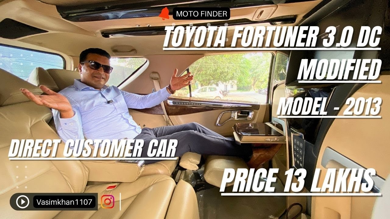 Direct Customer car // Toyota Fortuner 3.0 DC Modified // Model - 2013 ...