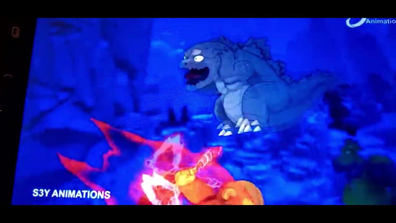 baby godzilla vs. demon kong - animation 9. reaction. epic fight ...