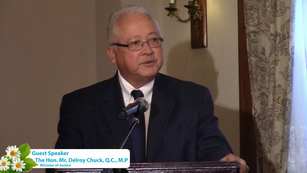 UN Jamaica: The Hon. Mr. Delroy Chuck, Minister of Justice - YouTube
