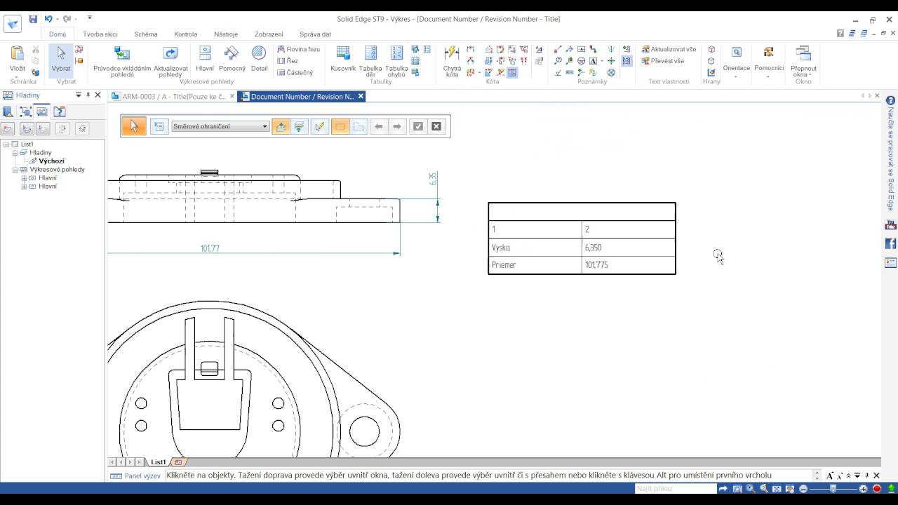 Tip Solid Edge - Premenné a tvorba tabuľky v Solid Edge - YouTube