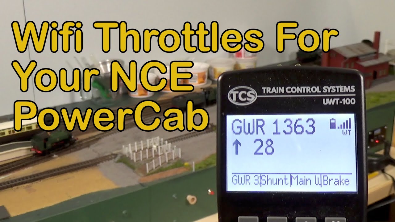 Wifi Throttles For Your NCE PowerCab (193) - YouTube