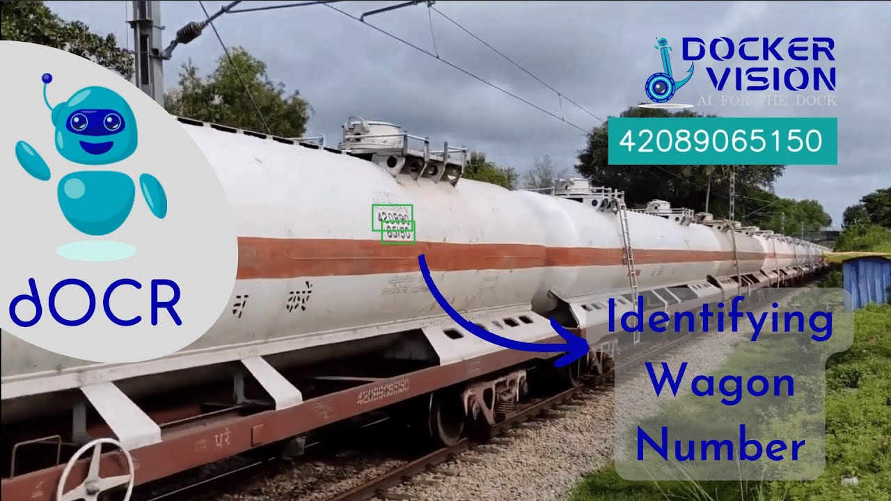Indian Railways | Identifying tanker wagon number from a fast running ...