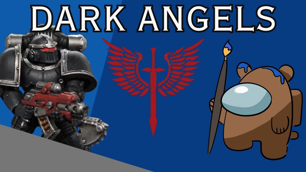 Painting Heresy Era Dark Angels - EASY Tutorial - YouTube