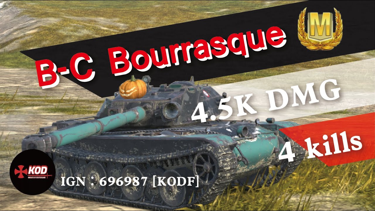 【4K 60p】B-C Bourrasque 溪谷反擊殘局制勝 | World of Tanks Blitz - YouTube
