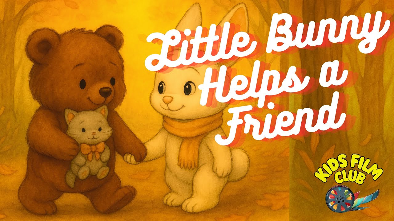 Little Bunny Helps a Friend 😴 Cozy Bedtime Story for Kids 🌙 - YouTube