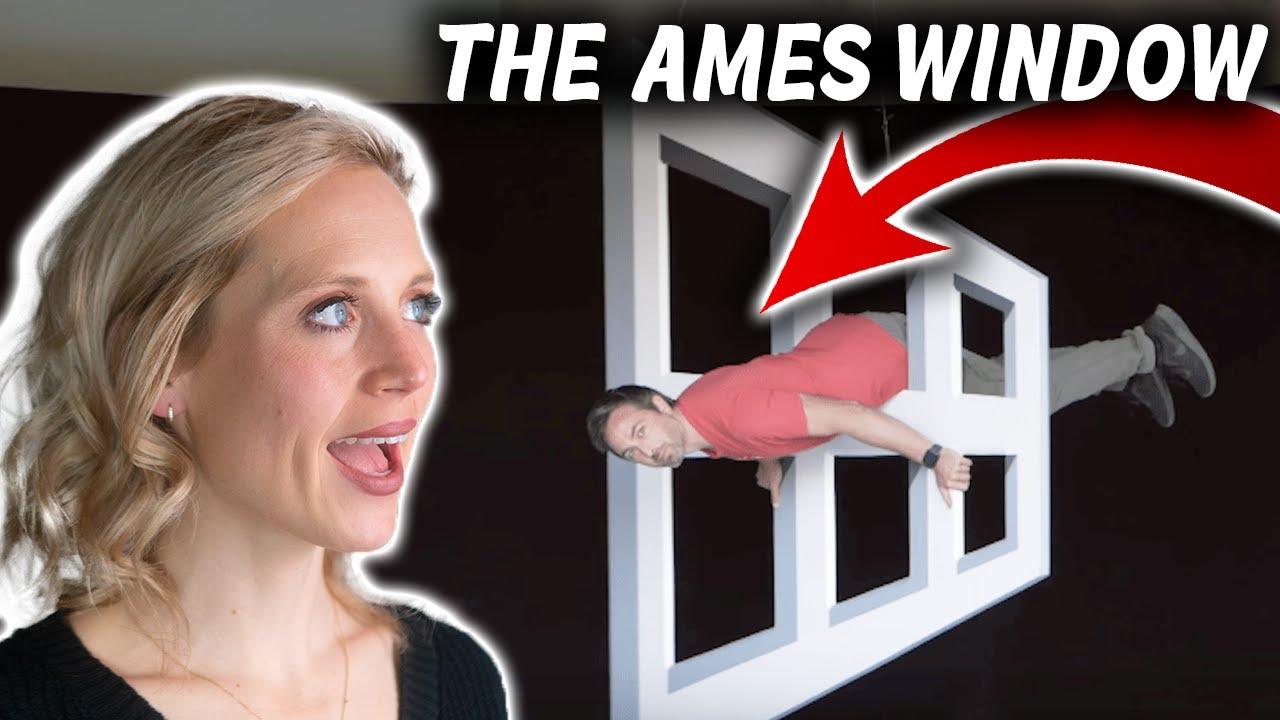 INSANE Optical Illusion (The Ames Window) - YouTube