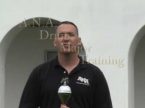 Drum Major Training: Forward March, Mark Time, Halt - YouTube