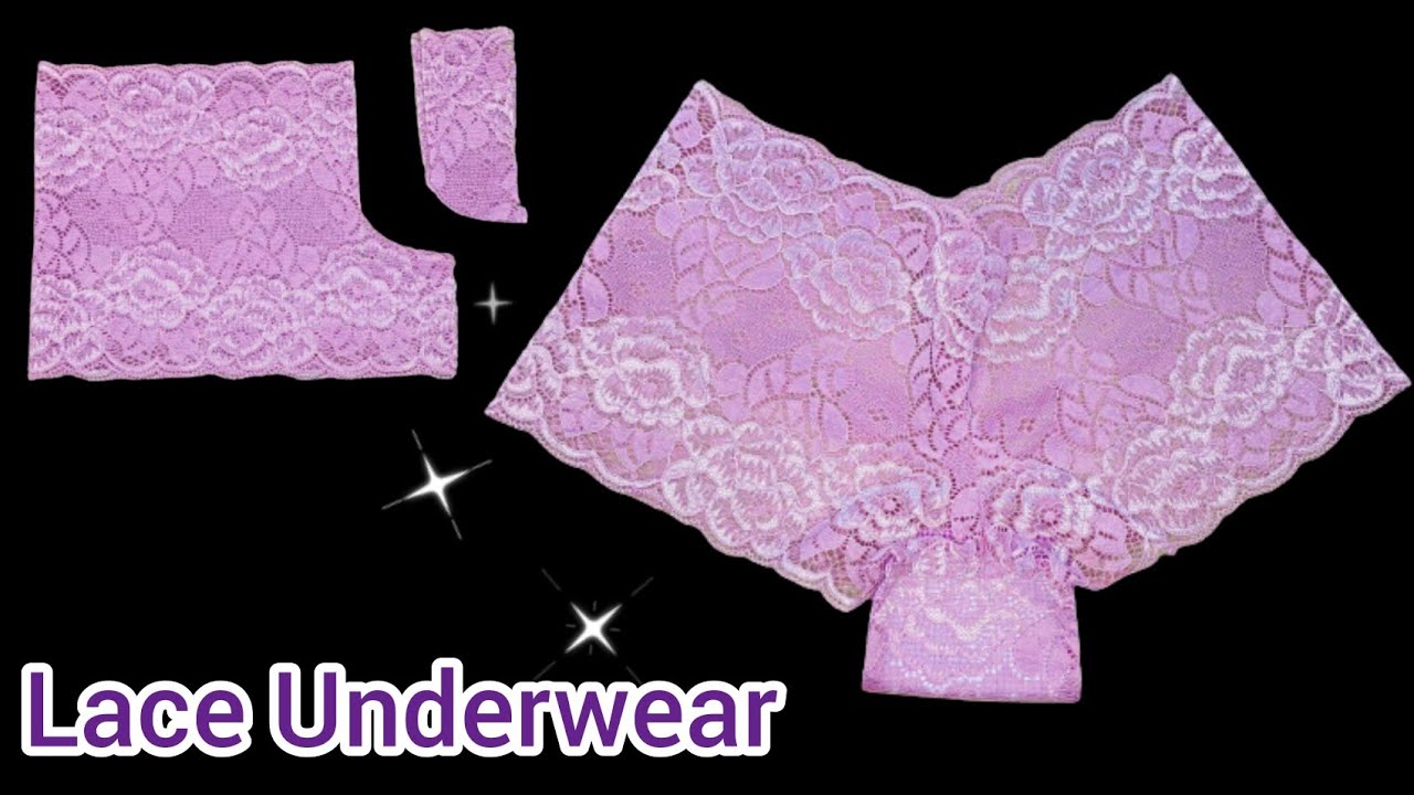 DIY Lace Underwear |Just in 5 Minutes |Night Lingerie|How to Sew ...
