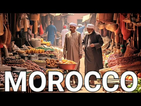 🇲🇦 Fes Market Morocco, Dive into the Colours and Flavours of Morocco, Fes Walking Tour, 4k HDR