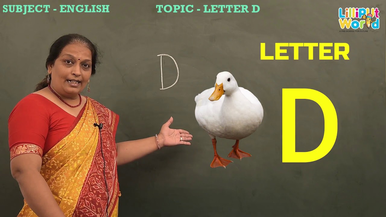 INTRODUCTION OF LETTER D | LILLIPUT WORLD | - YouTube