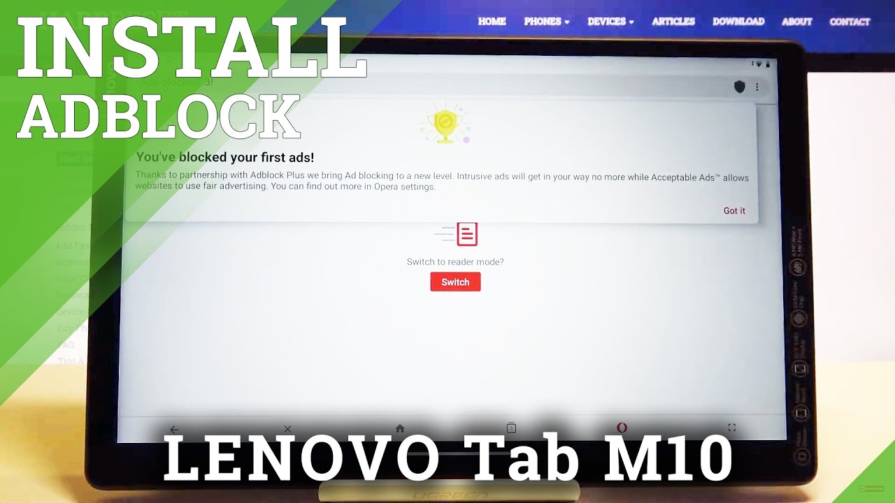 How to Block Ads in LENOVO Tab M10 – Block Advertisements - YouTube
