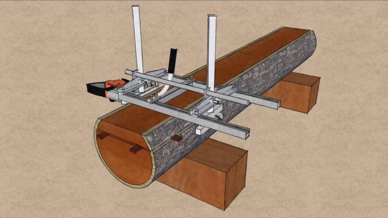Modifying My Alaskan Chainsaw Mill - YouTube