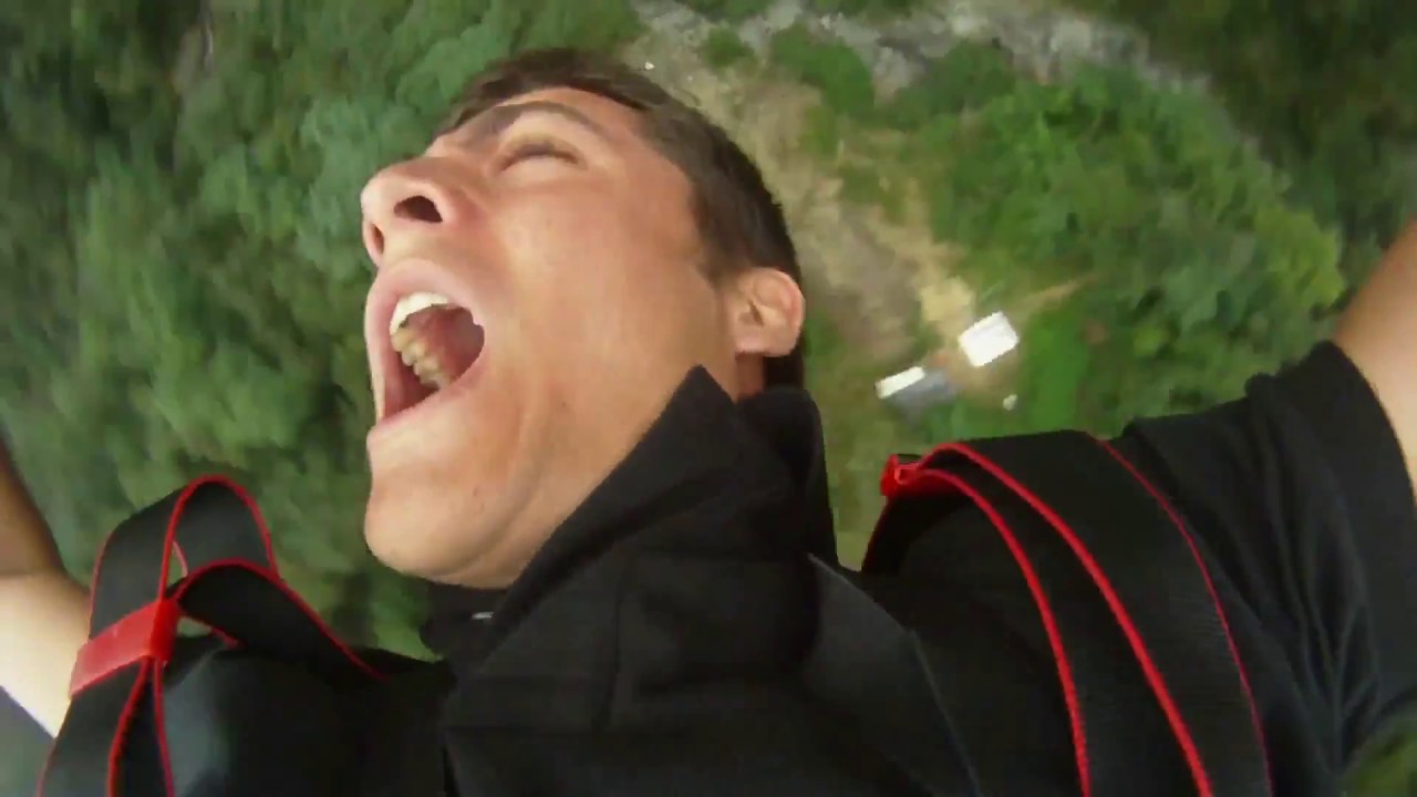 BUNGEE JUMPING - Biella (Veglio-Mosso) Ponte "Colossus" 152m / 105km/h ...