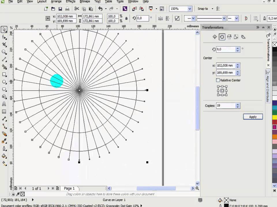 CorelDraw B -Spline tool ve Point line tool kullanımı - YouTube